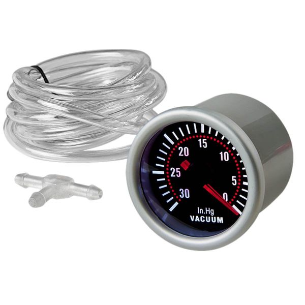 2" 52mm Smoke Tinted Vacuum Ratio Gauge Meter