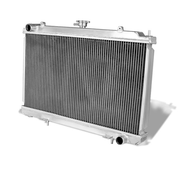 2-Row Radiator Fits 95-98 Nissan 240Sx S14 Sr20 Dual Core High Capacity ...