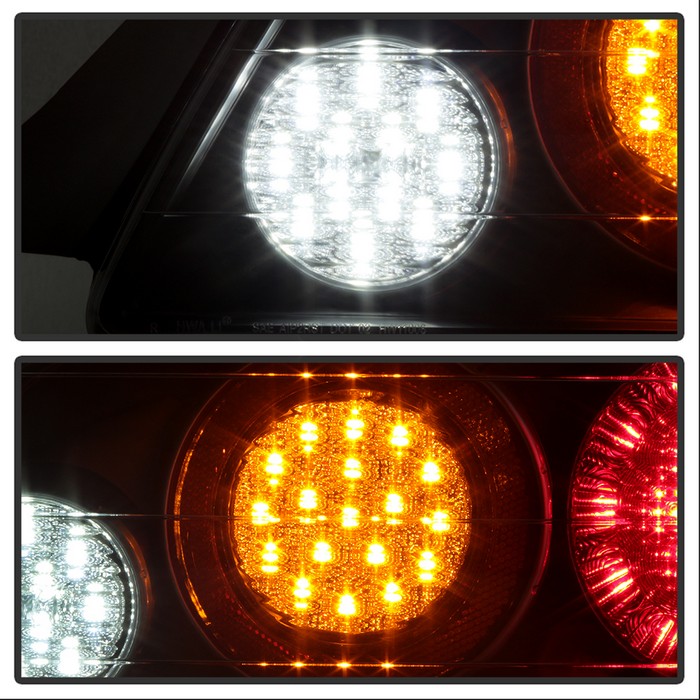 Spyder 2000-2009 Honda S2000 AP1 Full LED Tail Lights - Black Housing ...