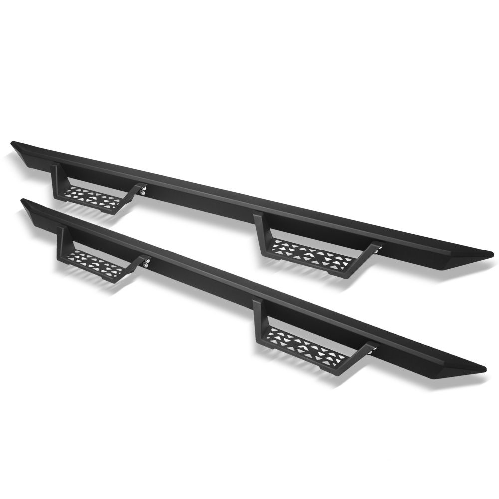 2001-2003 Ford F150 Super Crew Cab Modular Step Side Step Bars (Matte ...