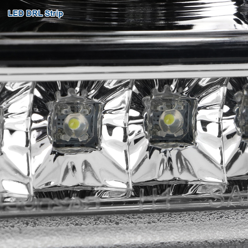 2001-2011 Ford Ranger Chrome LED Strip Projector Headlights
