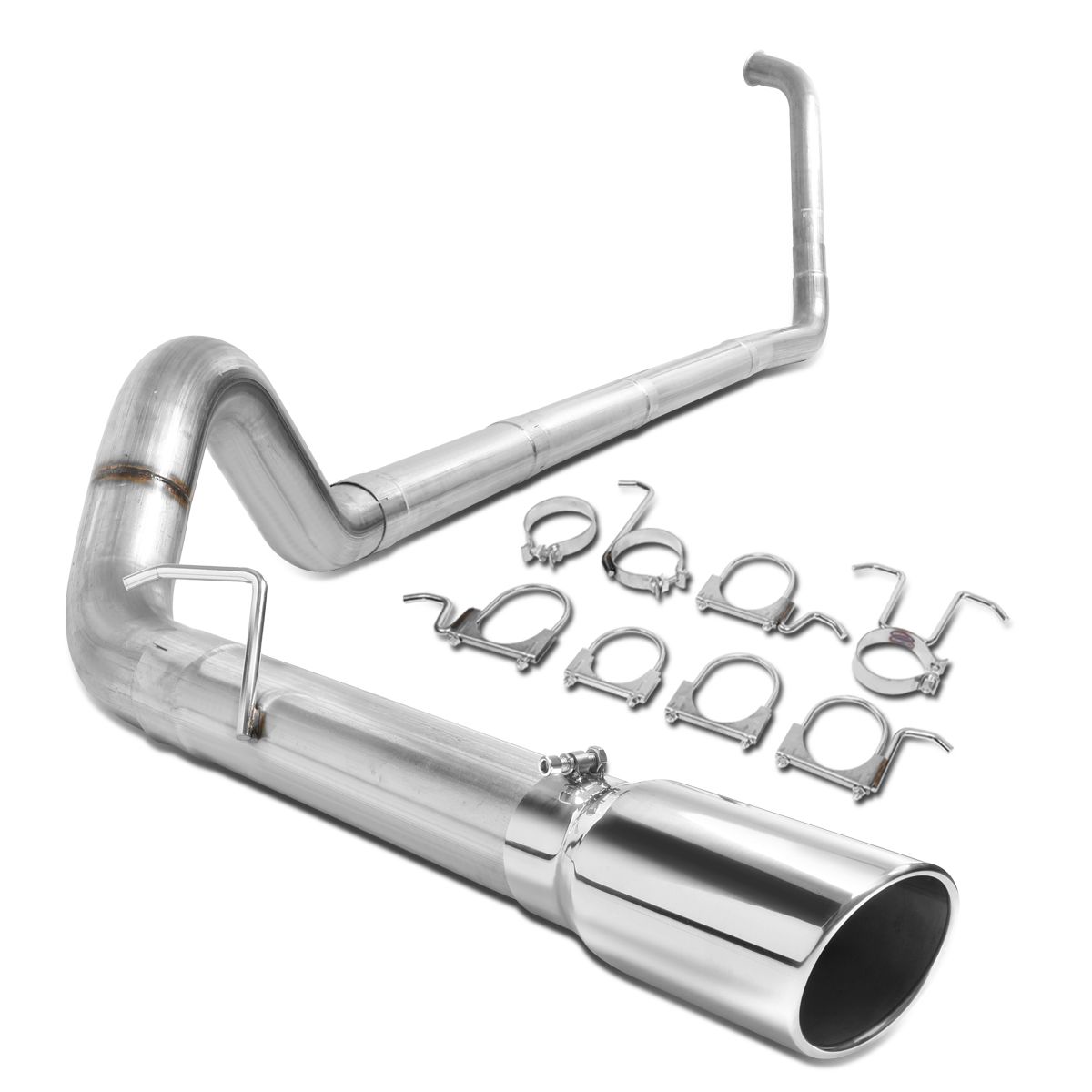 2003-2007 Ford F250 F350 Super Duty 6.0L Straight Exhaust Turbo Cat ...