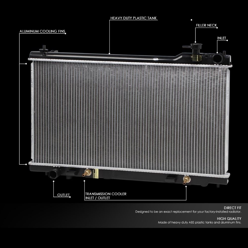 2003-2007 Infiniti G35 OE-Style Direct Fit Aluminum Core Radiator - 2588