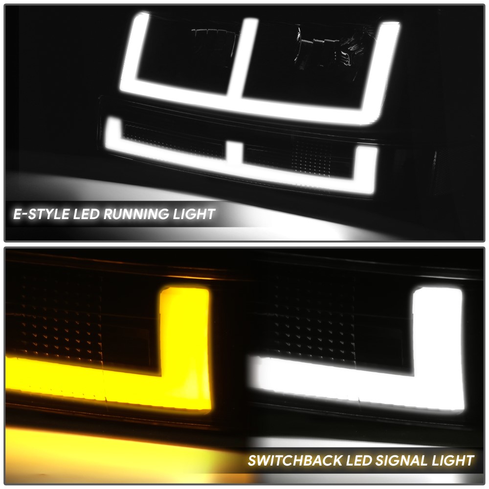 2003-2023 Chevy Express / GMC Savana Switchback E-Shape LED DRL ...
