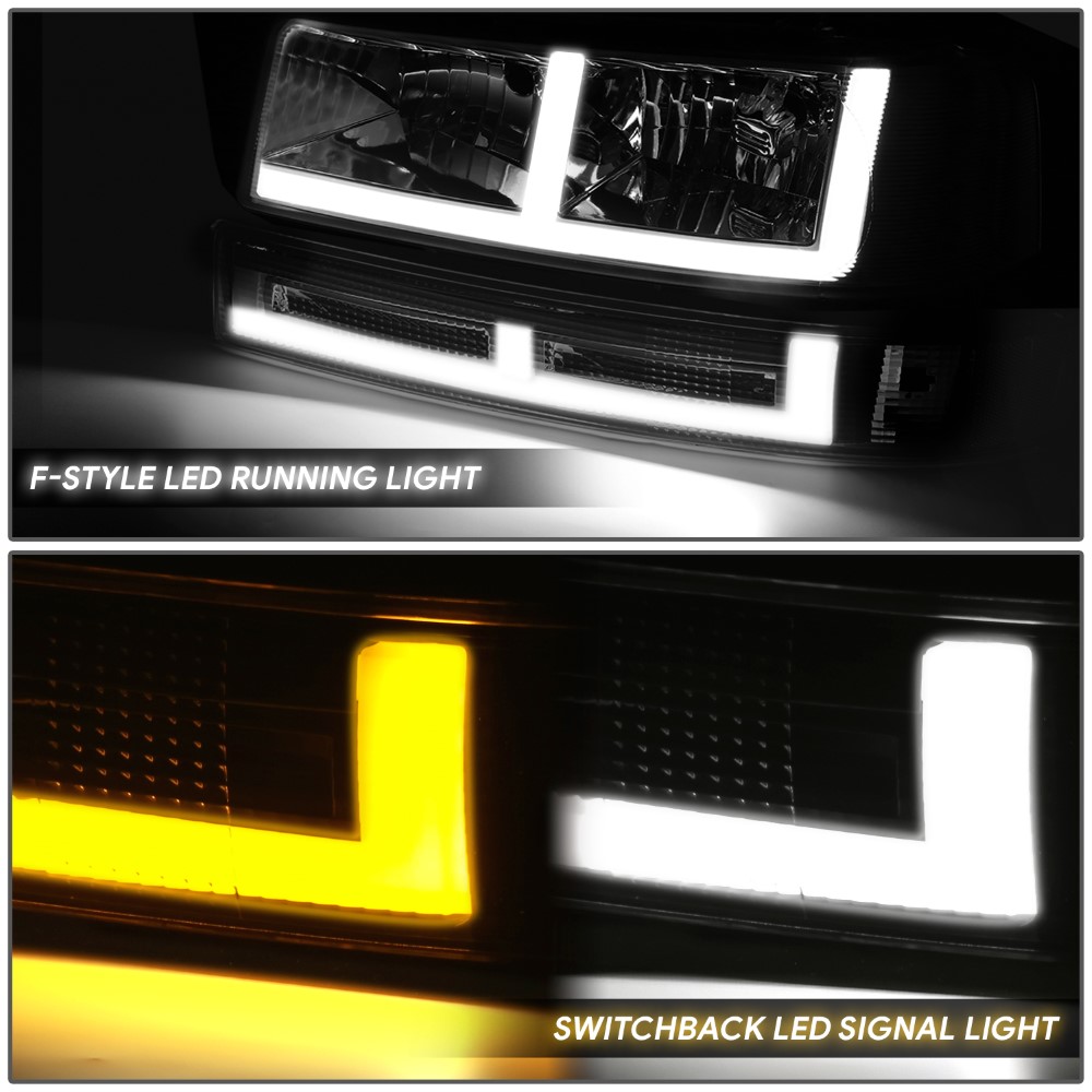 2003-2023 Chevy Express / GMC Savana Switchback F-Shape LED DRL ...