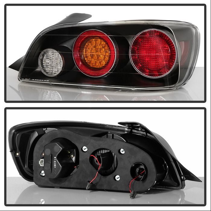2004-09 Honda S2000 AP2 Full LED Tail Lights - Black