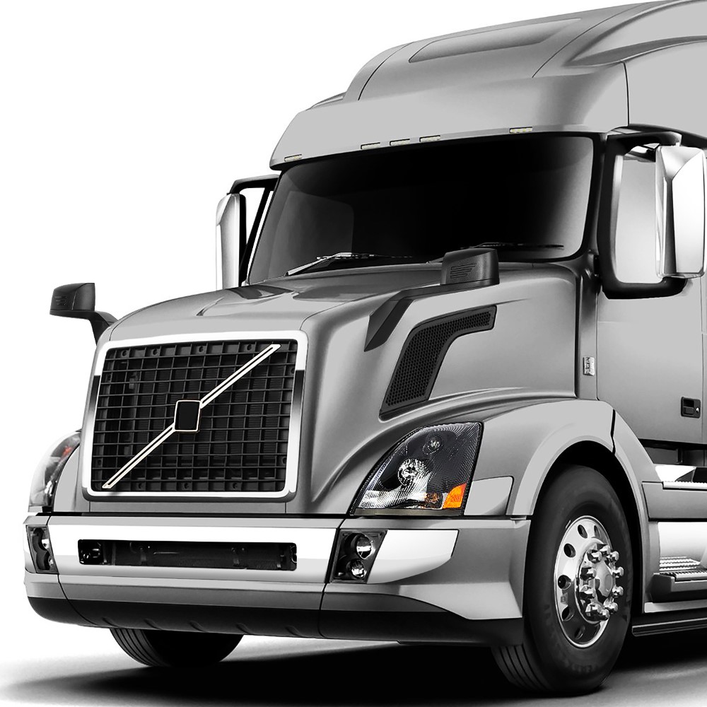 2004-2017 Volvo VN Series Sequential LED Turn Signal Side Hood Mirror ...