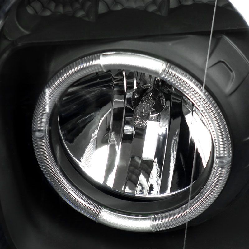 2005-2007 Ford Escape Dual Halo w/LED Light Projector Headlights - Black