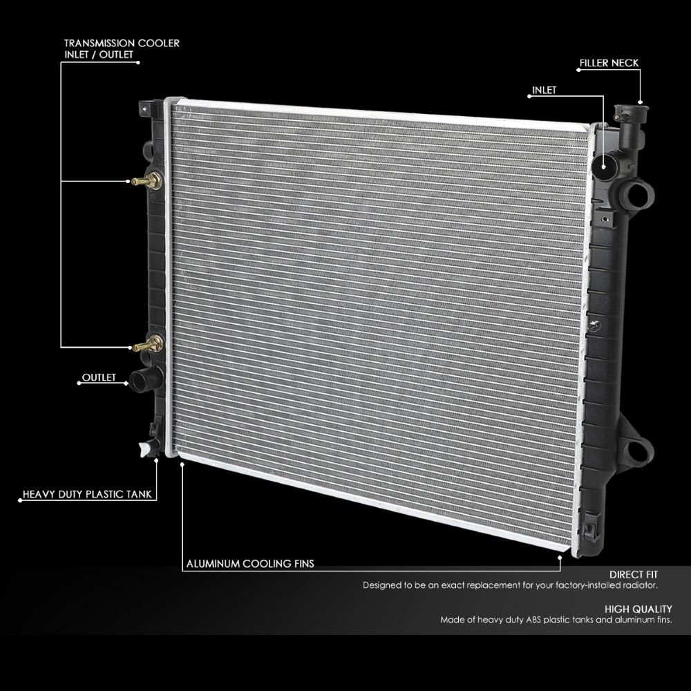 2005-2015 Toyota Tacoma Direct Fit Aluminum Core Radiator - 2802