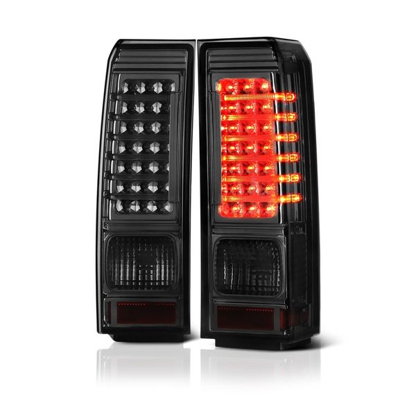 06-09 Hummer H3 Euro Style Performance LED Tail Lights - Smoked