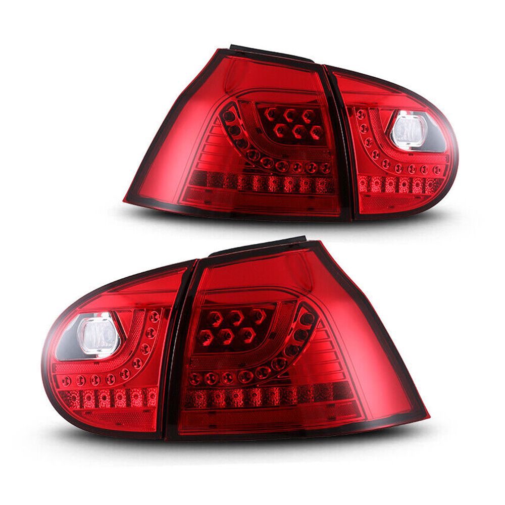 WinJet 2006-2009 Volkswagen MK5 Golf / GTI / Rabbit LED Tail Lights Red