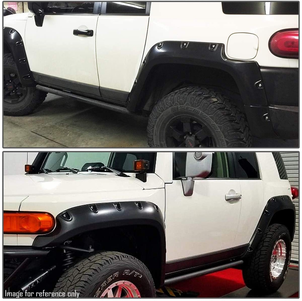 2007-14 Toyota FJ Cruiser Rivet Pocket Bolt Style Fender Flare Kit ...