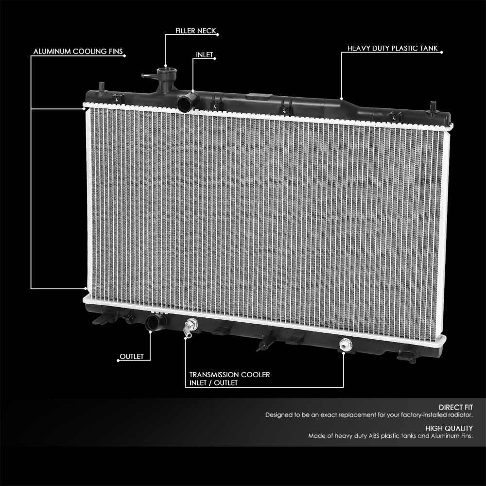 2007-2009 Honda CR-V CRV Cooling Radiator Factory Style Aluminum Core ...