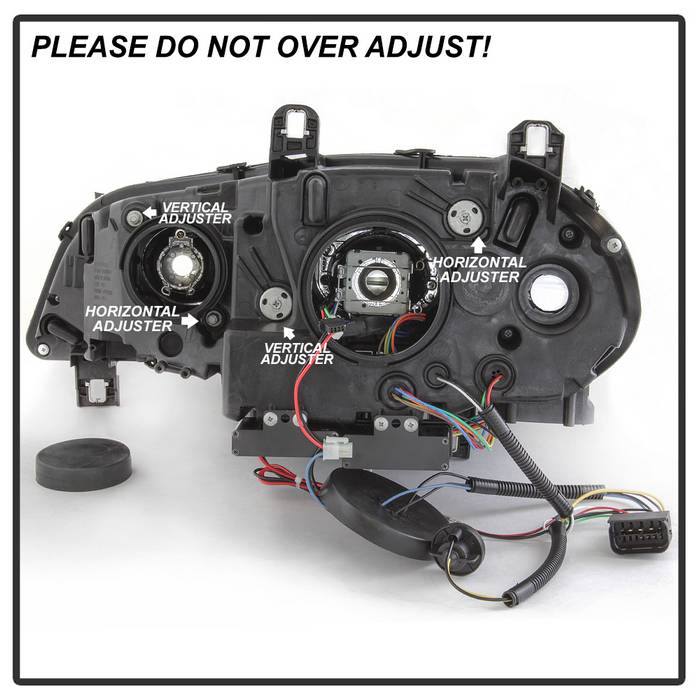 2007-2010 BMW E70 X5 [HID w/AFS Model] 3D LED Halo DRL Dual Projector ...