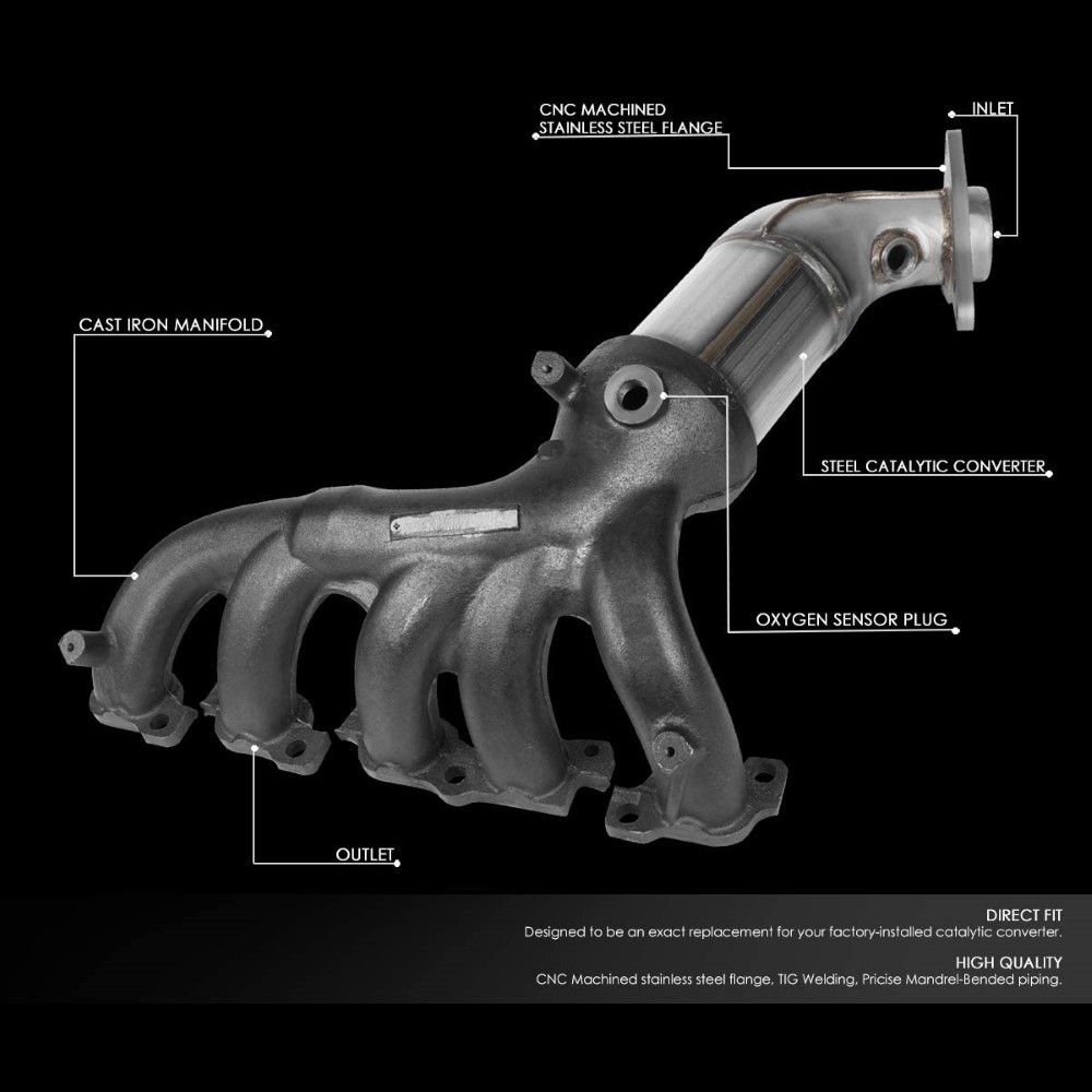 2007-2012 Chevy Colorado GMC Canyon 3.7L 5-Cyl Catalytic Converter ...