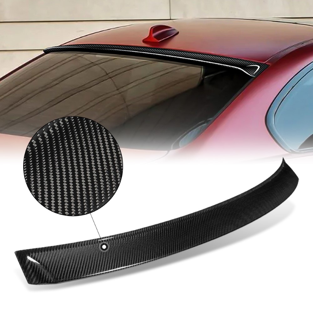2007-2013 BMW 328i M3 E92 Carbon Fiber Rear Windshield Window Roof Spoiler