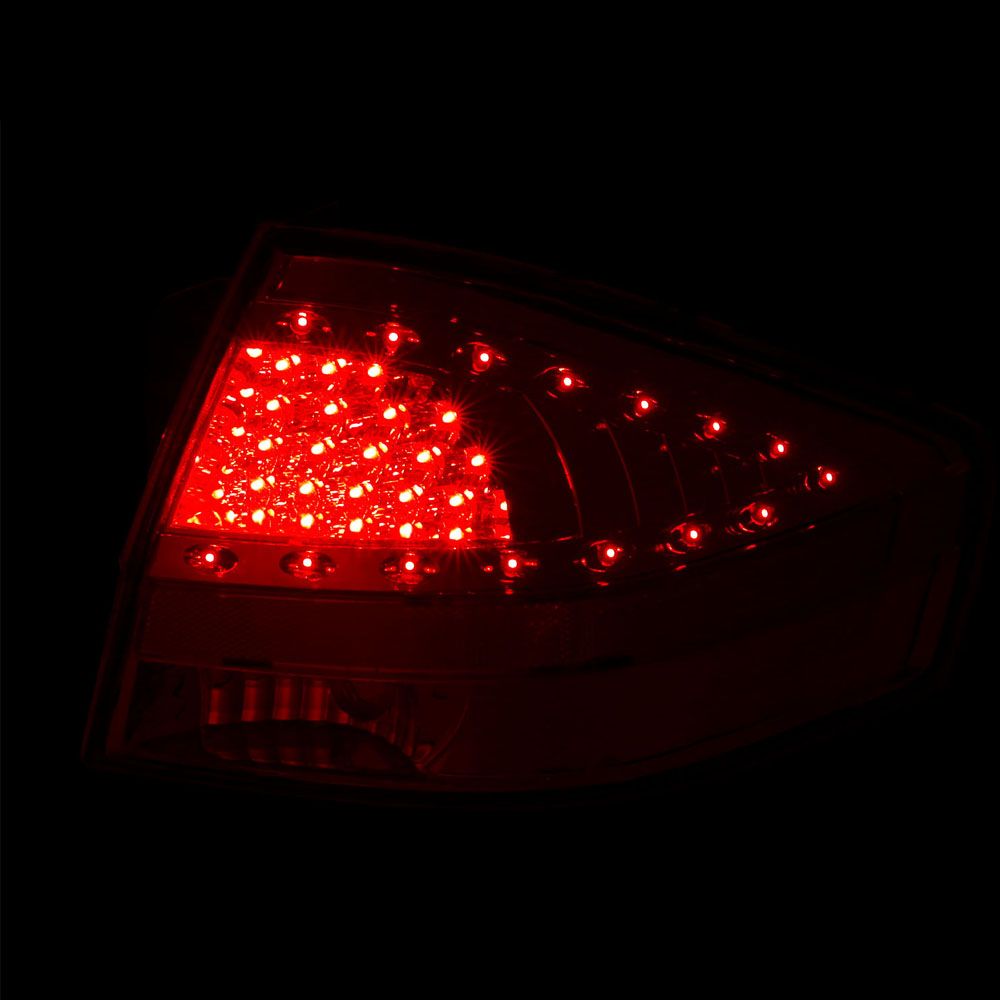 2008-2011 Ford Focus Sedan Full LED Performance Tail Lights - Red / Clear