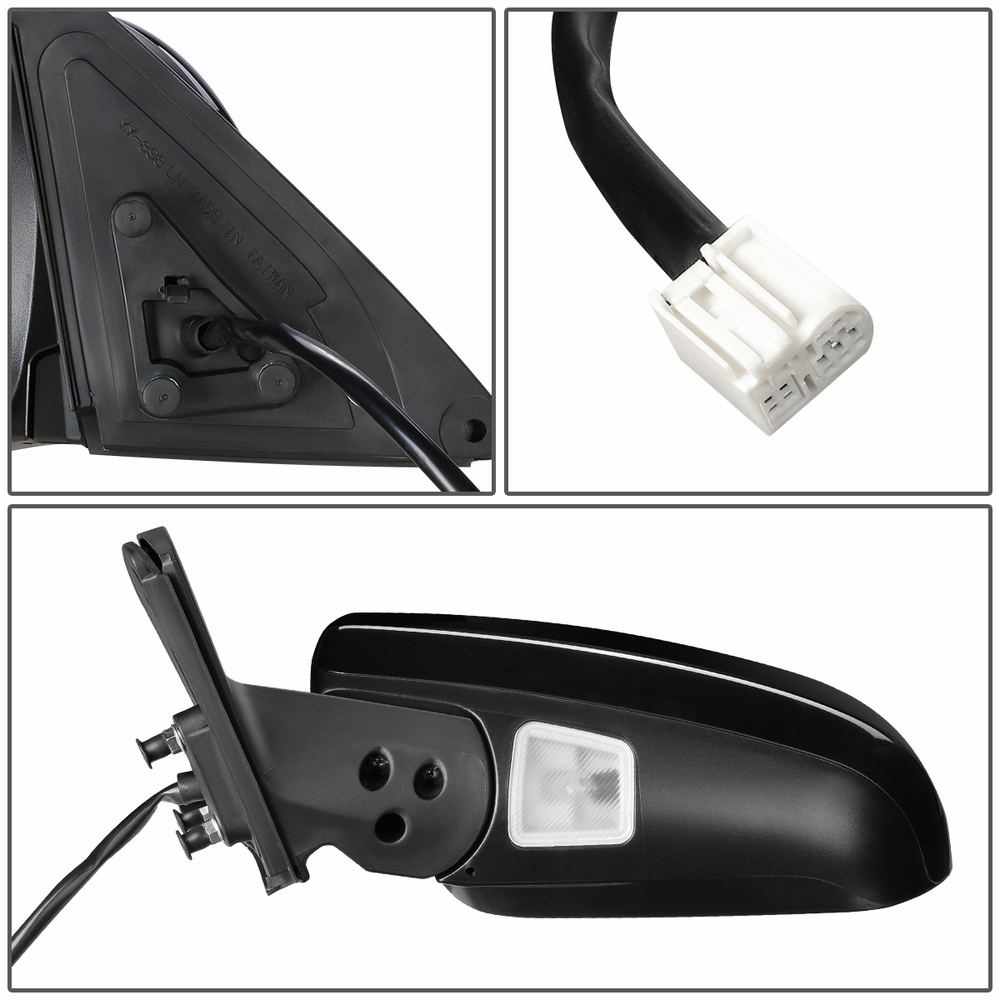 2008-2013 Highlander Power Adjust Heated Driver Side Rear View Door ...