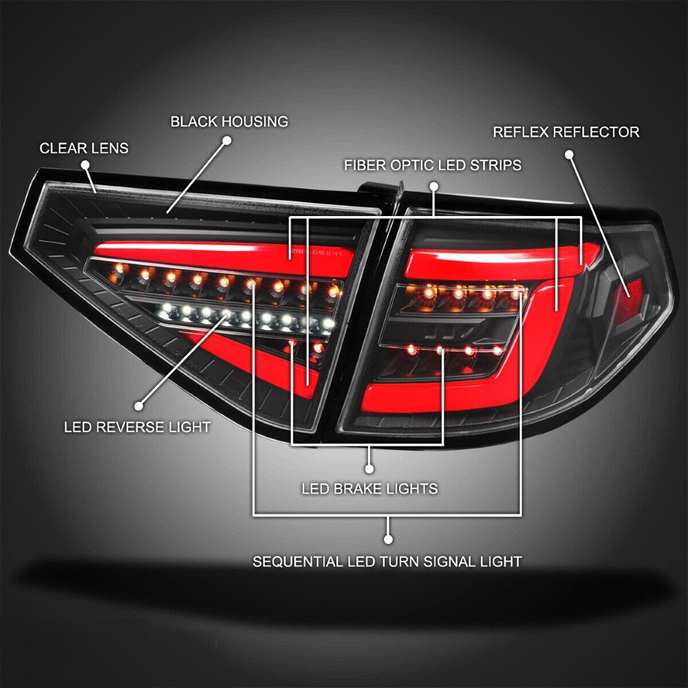 Spec-D 2008-2014 Subaru Impreza / WRX / STI Hatchback LED Bar Style ...