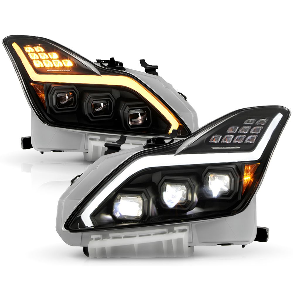 2008-2015 G37 Q60 Coupe HID w/o AFS Full LED Switchback Projector ...