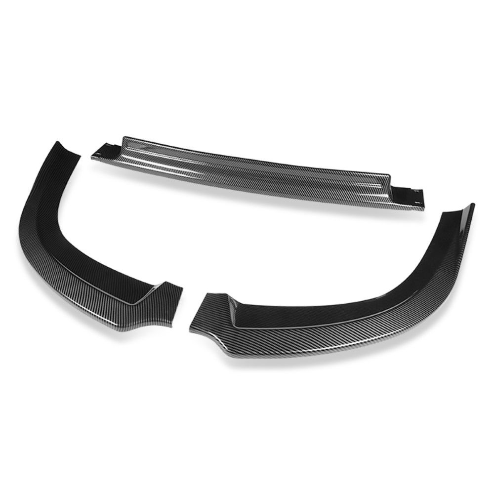 2008-2015 Mitsubishi Lancer 3Pcs RA-Style Front Bumper Lip Splitter ...