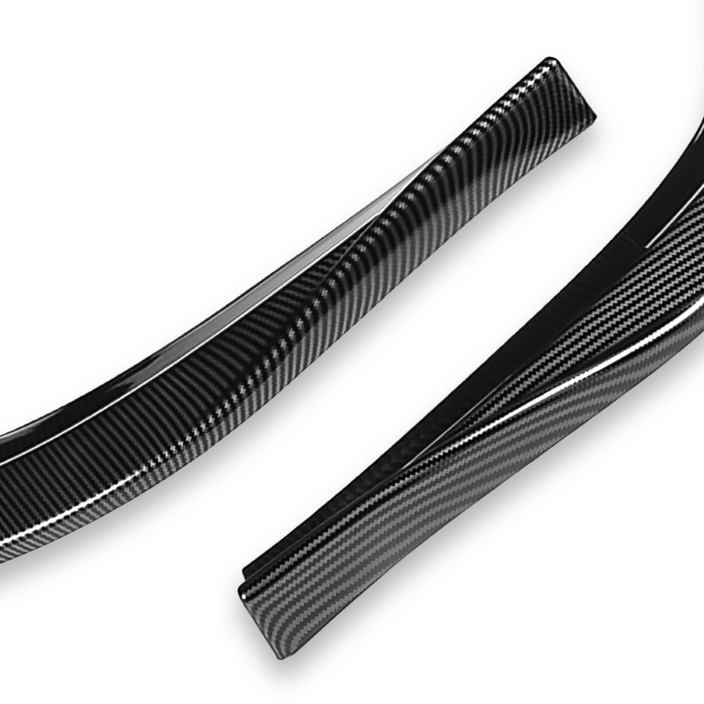 2008-2015 Mitsubishi Lancer 3Pcs RA-Style Front Bumper Lip Splitter ... 2008-2015 Mitsubishi Lancer 3Pcs RA-Style Front Bumper Lip Splitter ...