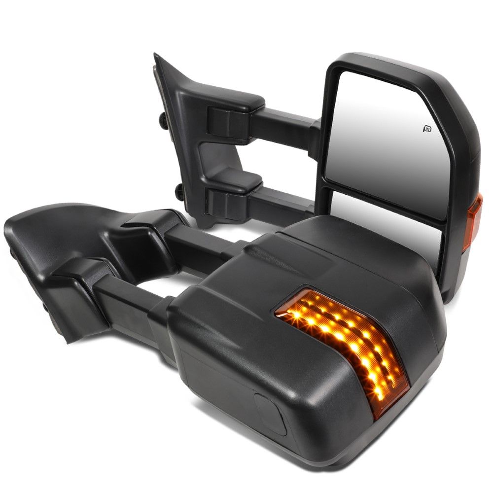 2008-2016 Ford F250-F550 Super Duty Pair Power+Heated Glass / LED Turn ...