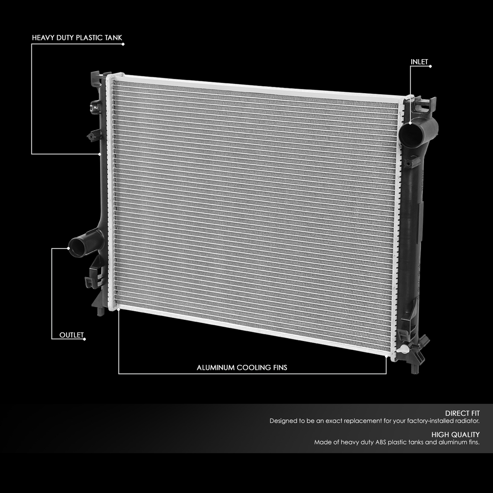 2008-2019 Dodge Charger Challenger 13158 Aluminum Core Replacement ...