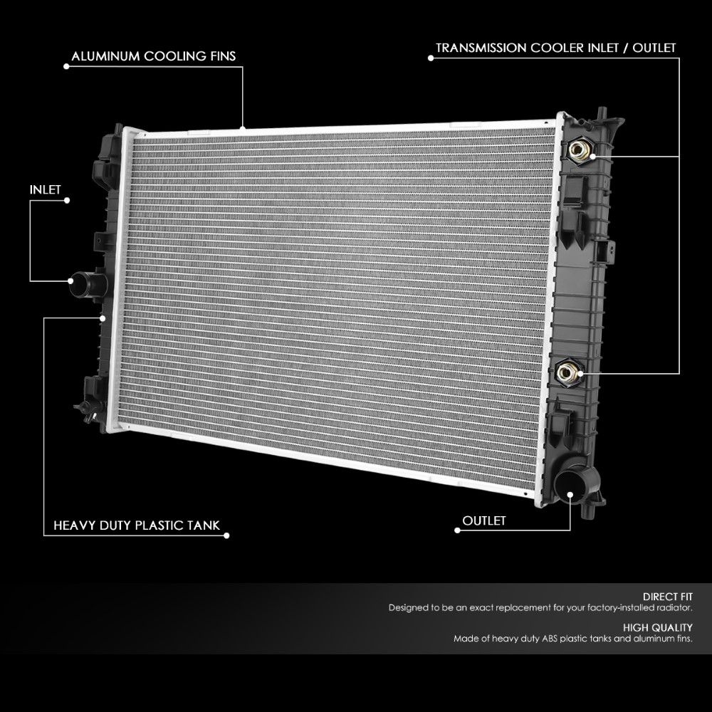 2009-2010 Mazda 6 2.5L OE Style Aluminum Core Racing Radiator DPI 13088