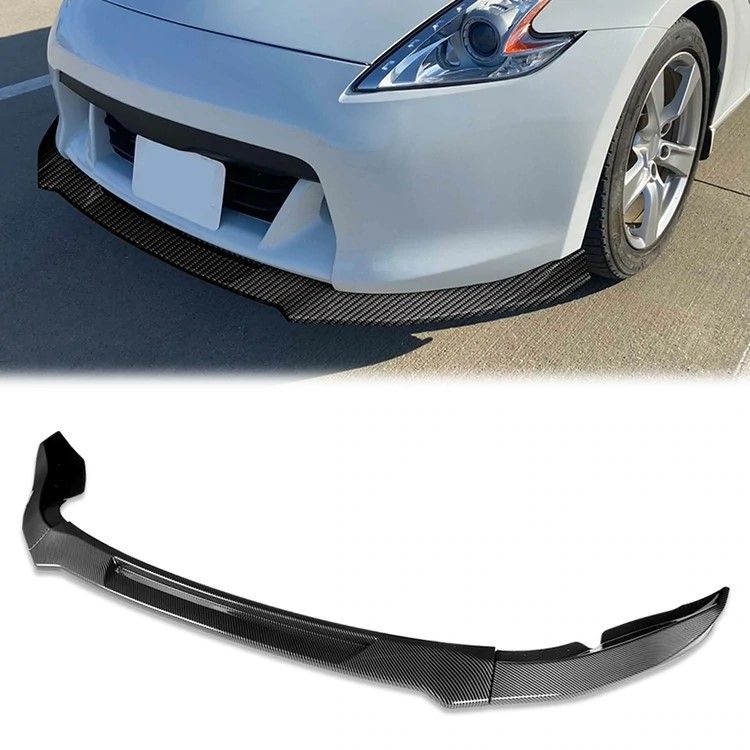 2009-2012 Nissan 370Z Front Bumper Lip - 3 Pieces CT Style - Caron ...