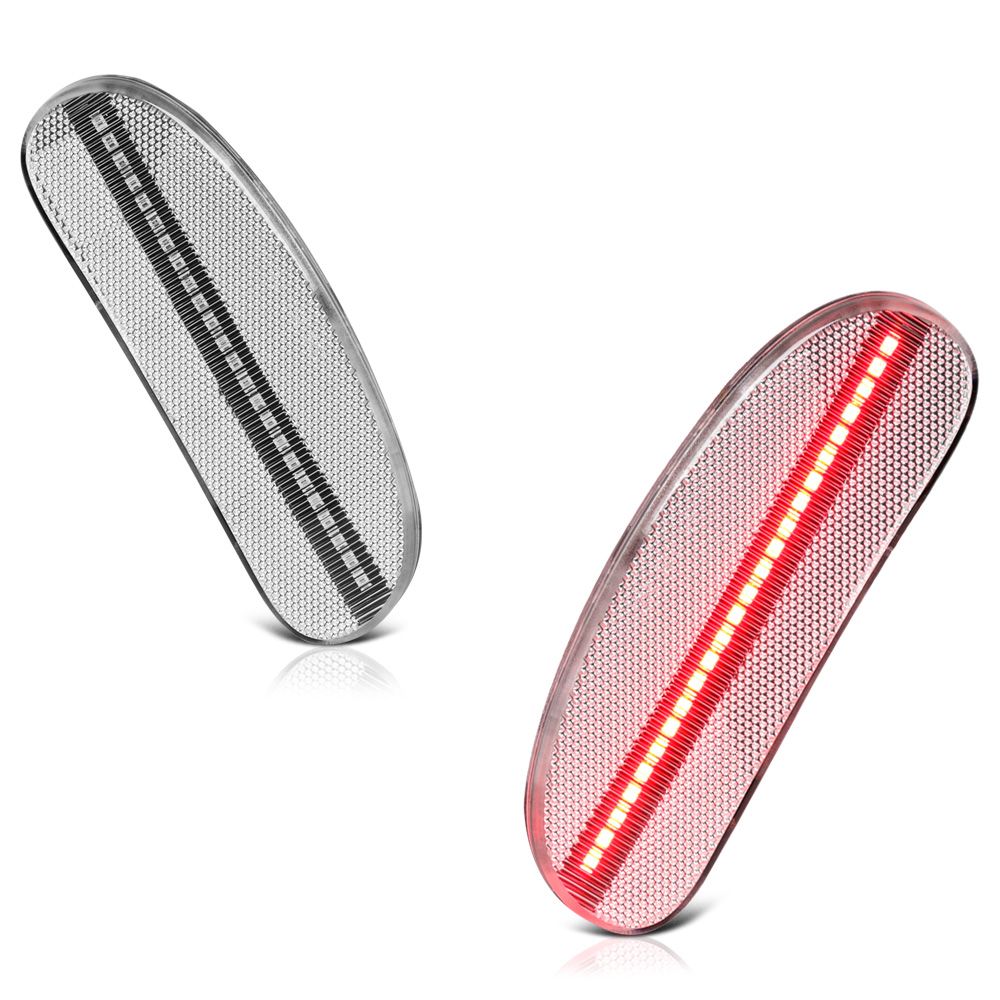 2009-2014 Nissan Cube Rear Bumper LED Side Marker Lights - Clear Lens ...