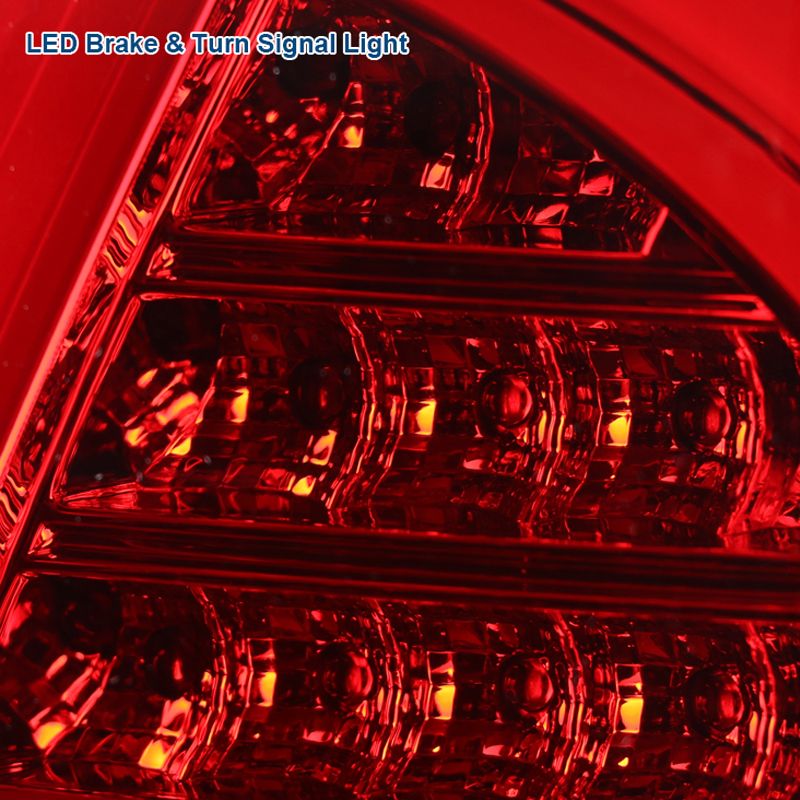 2010-2012 Ford Fusion Optic-Style Full LED Tail Lights - Red