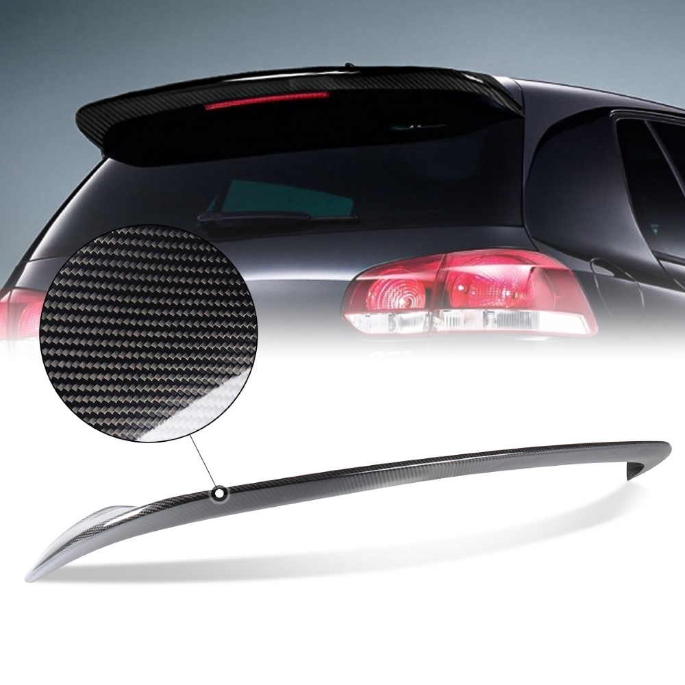 2010-2013 Volkswagen Golf 6 MK6 R20 GTi Real Carbon Fiber Rear Roof ...
