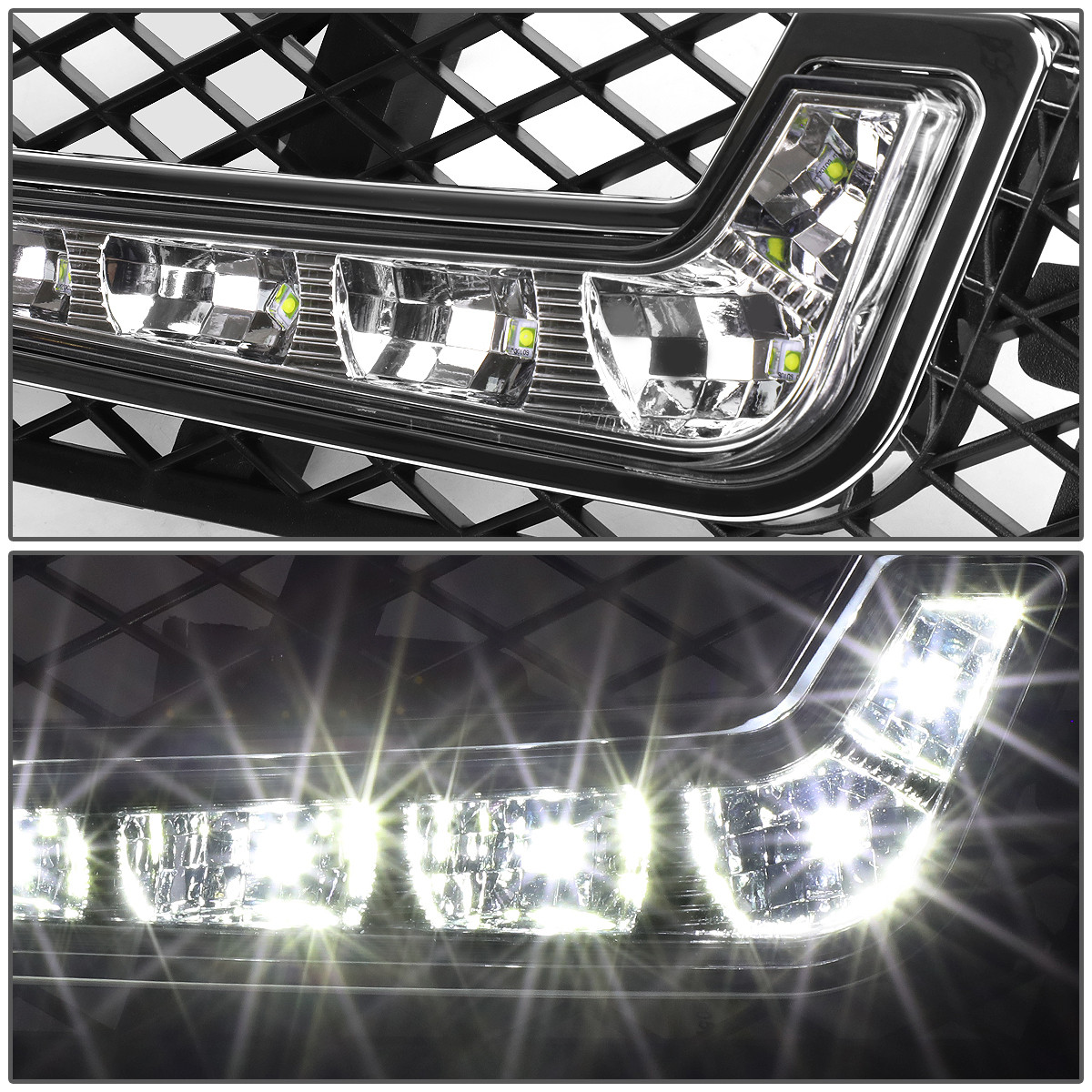 2011-13 BMW F10 5-Series Pair of Front Bumper Fog Light Bezel ...