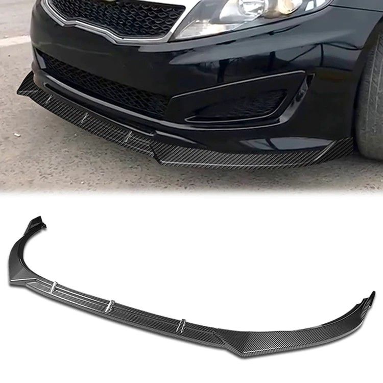 2011-2013 KIA Optima SX / Hybrid Front Bumper Lip - 3 Pieces STP Style ...
