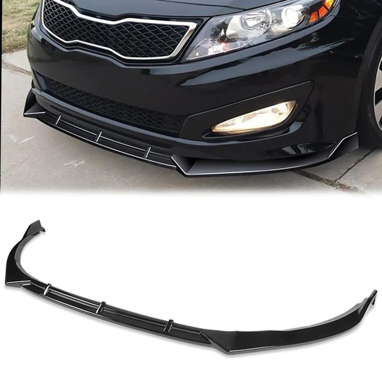 2011-2013 KIA Optima SX / Hybrid Front Bumper Lip - 3 Pieces STP Style ...