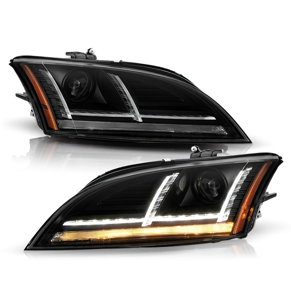 Spyder 2012-2015 Audi TT [AFS Model] Projector Headlights w/ LED DRL ...