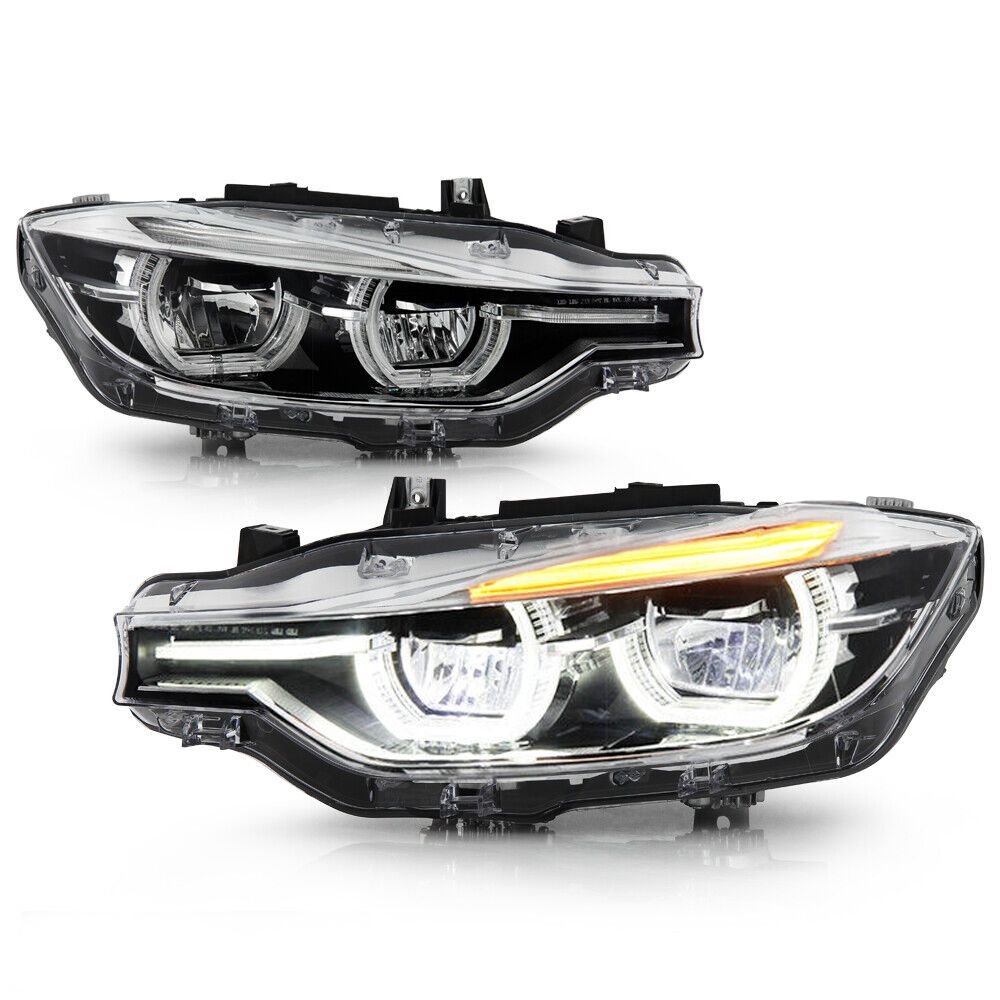 2012-2015 BMW F30 3-Series Sedan LED DRL [F80 Style] 3D Tube Full LED ...