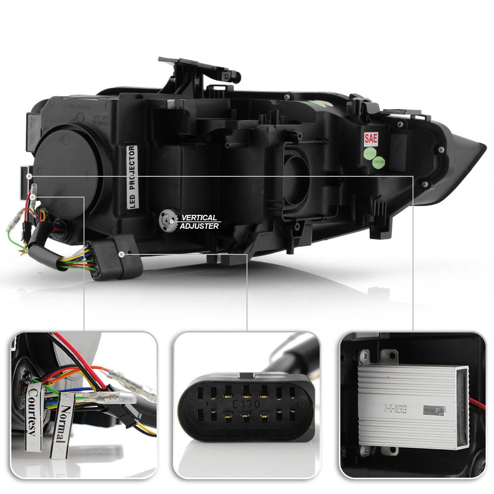 2012-2017 Audi A5|S5 LED Upgraded Projector Headlights w/ LED Greeting ...