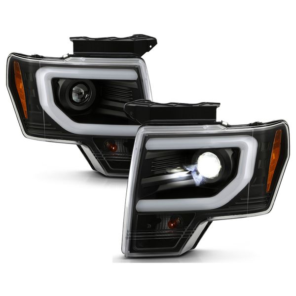 Spyder 2013-2014 Ford F150 [Factory HID Model] LED Projector Headlights ...
