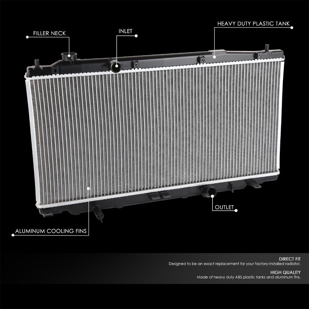 2013-2014 Honda Fit EV Electric Cooling Radiator OE Style Aluminum ...