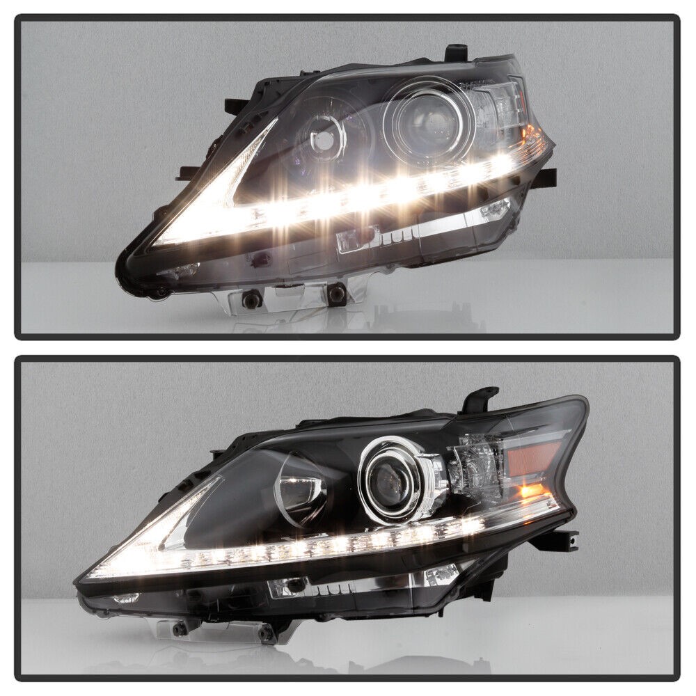 2013-2015 Lexus RX350/RX450H [Xenon HID Model] Non-AFS Projector Black ...