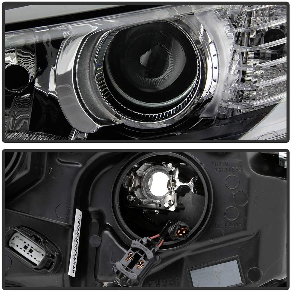 2013-2016 Ford Fusion OE-Style Projector Headlights - Black