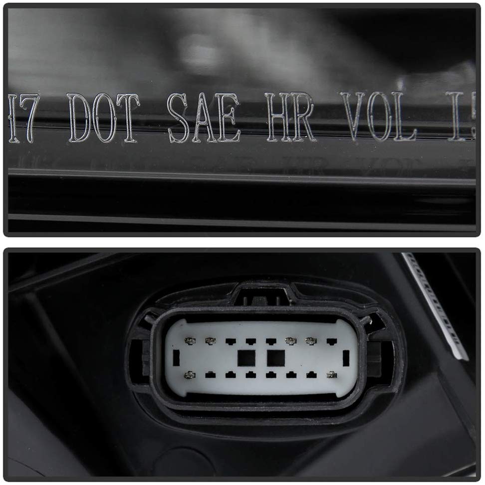 2013-2016 Ford Fusion OE-Style Projector Headlights - Black