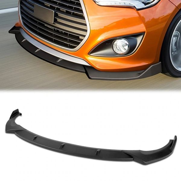2013-2017 Hyundai Veloster Turbo Front Bumper Lip 3 Pieces STP Style ...