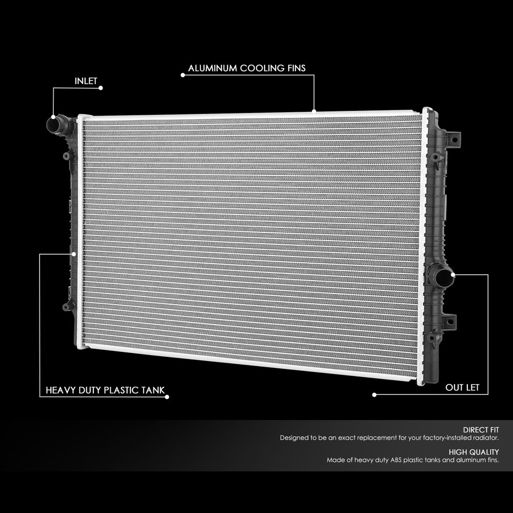 2013-2019 VW Beetle Jetta Passat Radiator Factory Style Aluminum Core 13423