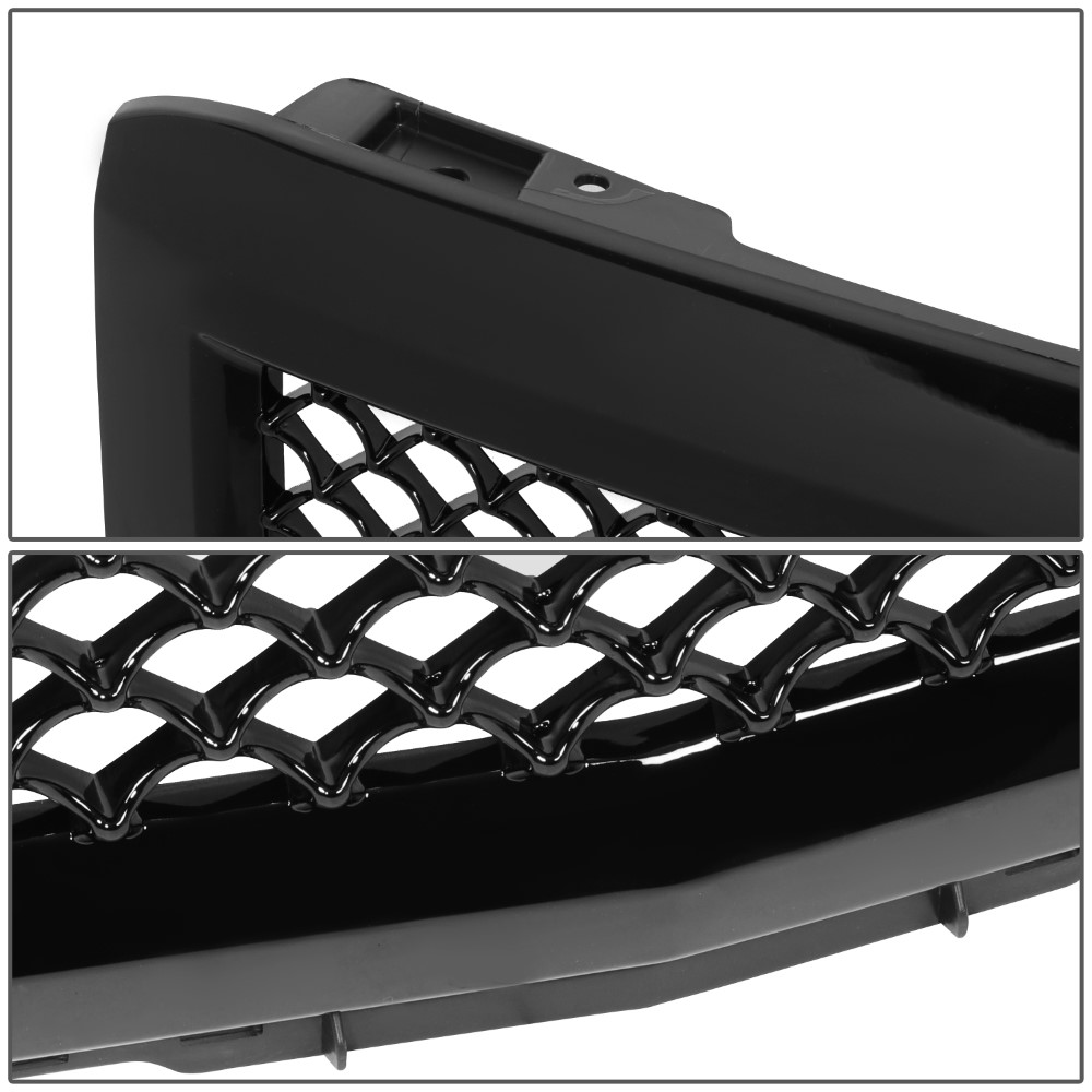 DNA 2014-2015 Chevy Silverado 1500 Diamond Mesh Front Bumper Hood ...
