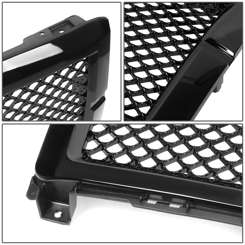 DNA 2014-2015 Chevy Silverado 1500 Diamond Mesh Front Bumper Hood ...