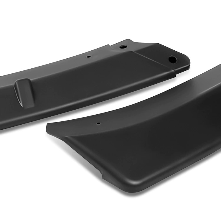 2014-2016 Audi A3 Front Bumper Lip - 3 Pieces STP Style - Matte Black