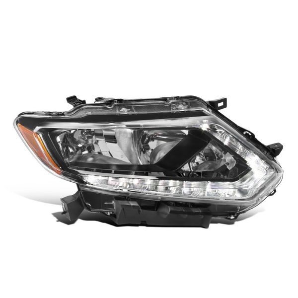 Spec-D 2014-2016 Nissan Rogue LED Strip Reflector Headlight Passenger ...